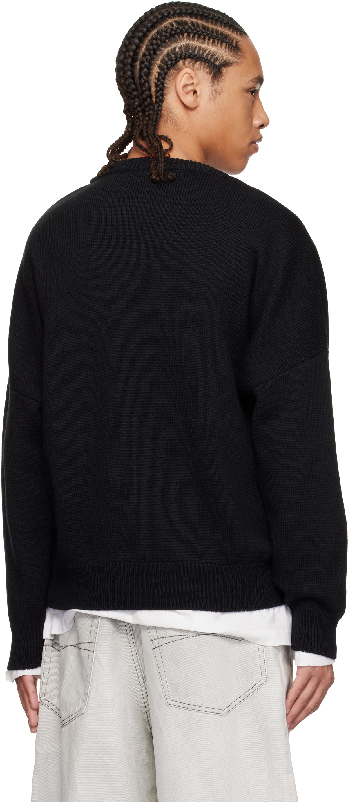 032c Black Selfie Sweater 032c