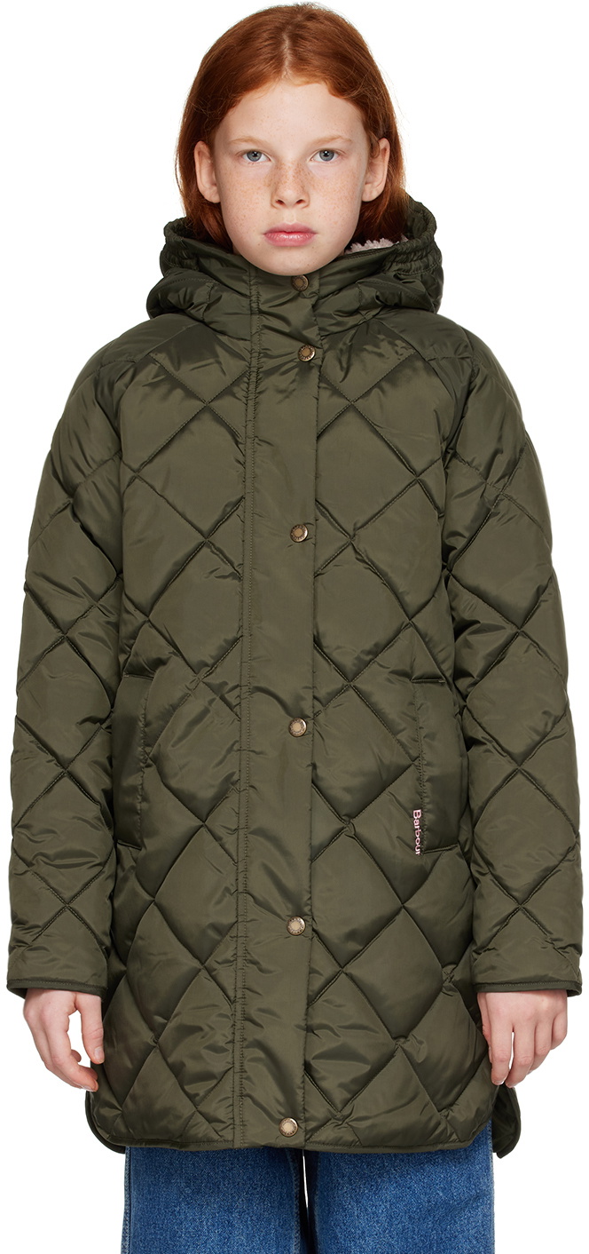 Barbour Kids Khaki Sandyford Jacket Barbour
