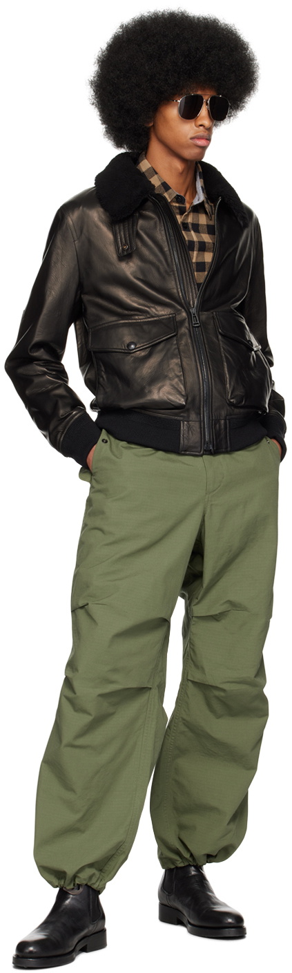 Belstaff Black Chart Leather Jacket Belstaff