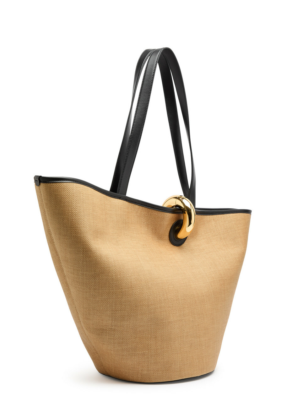 Jacquemus Le Bambola Faux Raffia Bucket bag - Multicoloured 1 - One ...