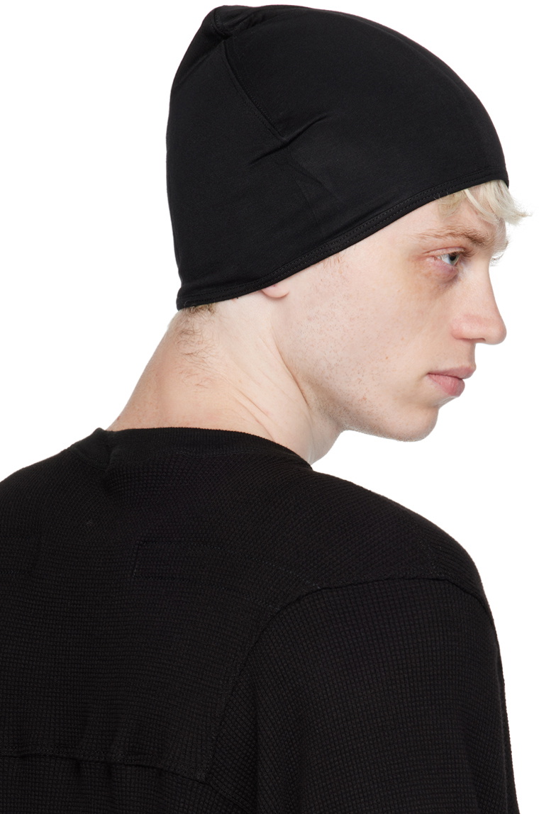 BRYAN JIMENÈZ Black Headcap Beanie