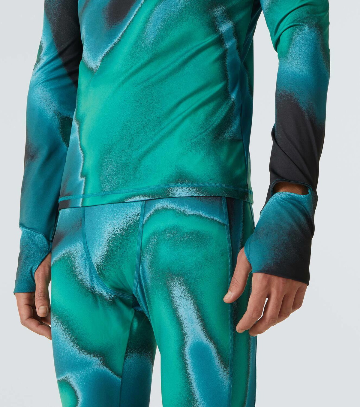 Aztech Mountain Aztech Next To Skin printed ski top Aztech Mountain