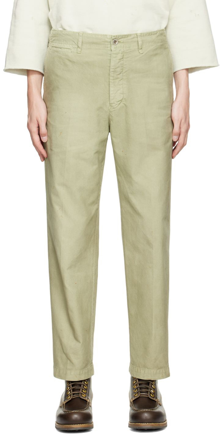 Visvim Khaki Field Chino Trousers Visvim