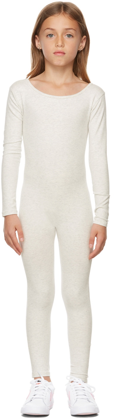 Gil Rodriguez SSENSE Exclusive Kids Grey Via Olympia Unitard Gil Rodriguez