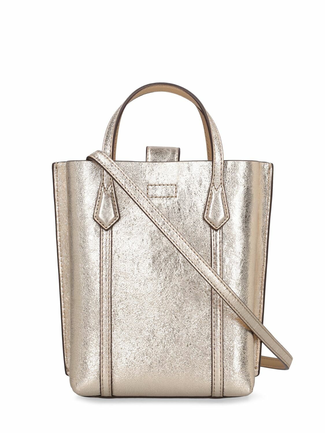 TORY BURCH Mini Perry Metallic Top Handle Bag Tory Burch