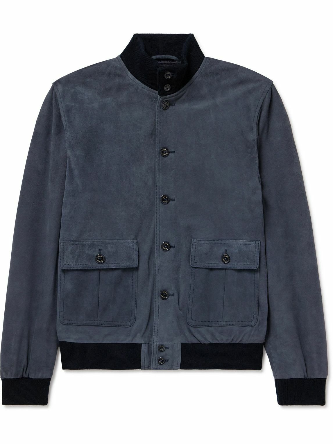 Valstar - Valstarino Suede Jacket - Blue Valstarino