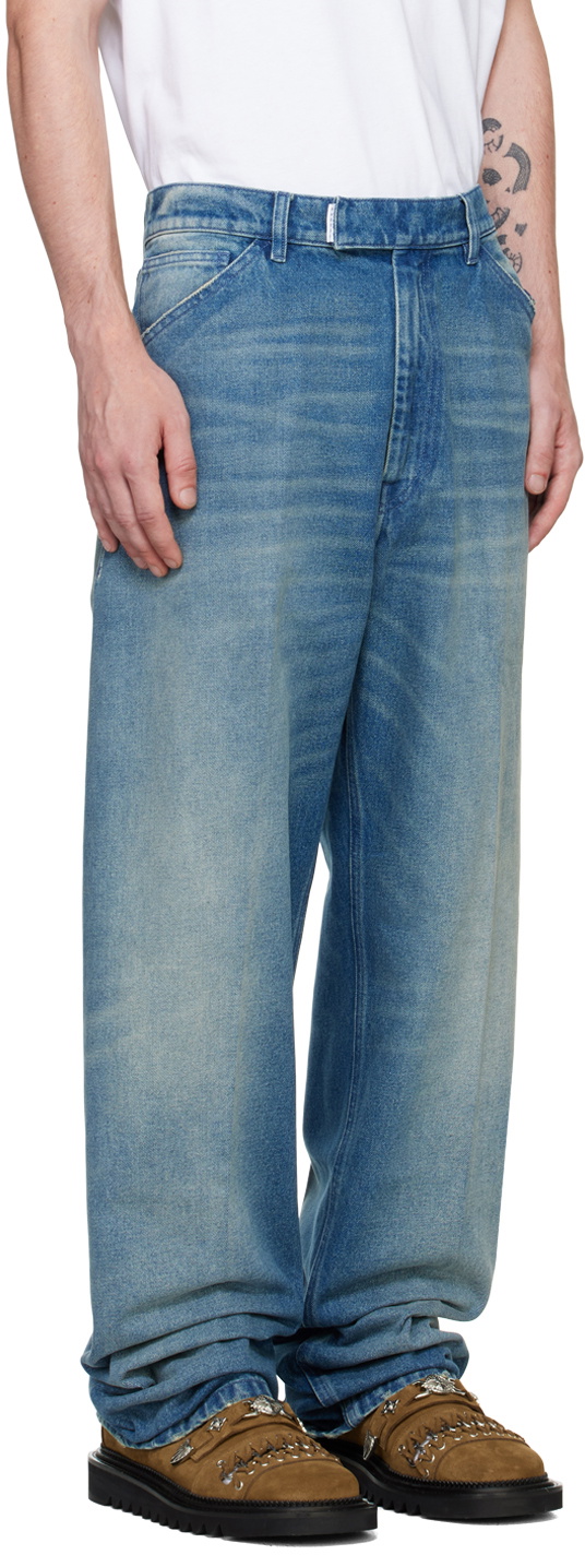 Random Identities Blue Washed Jeans Random Identities