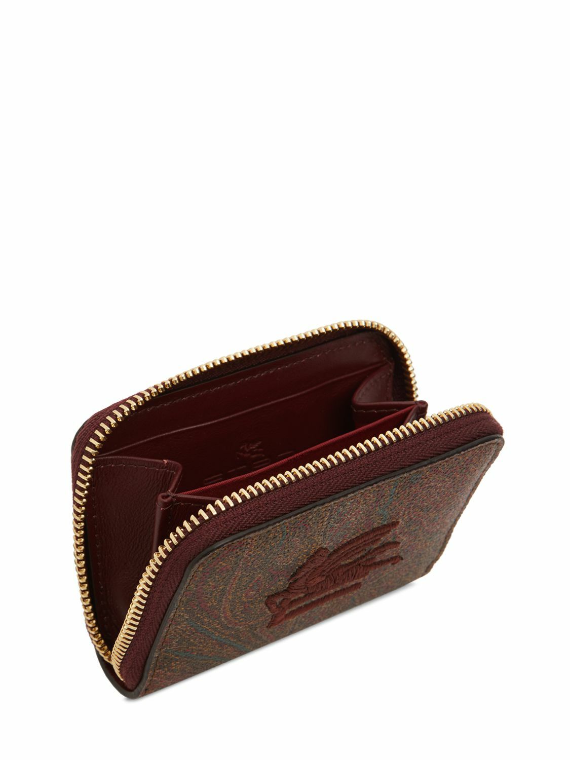 ETRO - Paisley Zip Around Canvas Wallet Etro