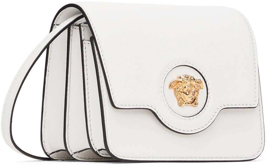 Versace White 'La Medusa' Shoulder Bag Versace
