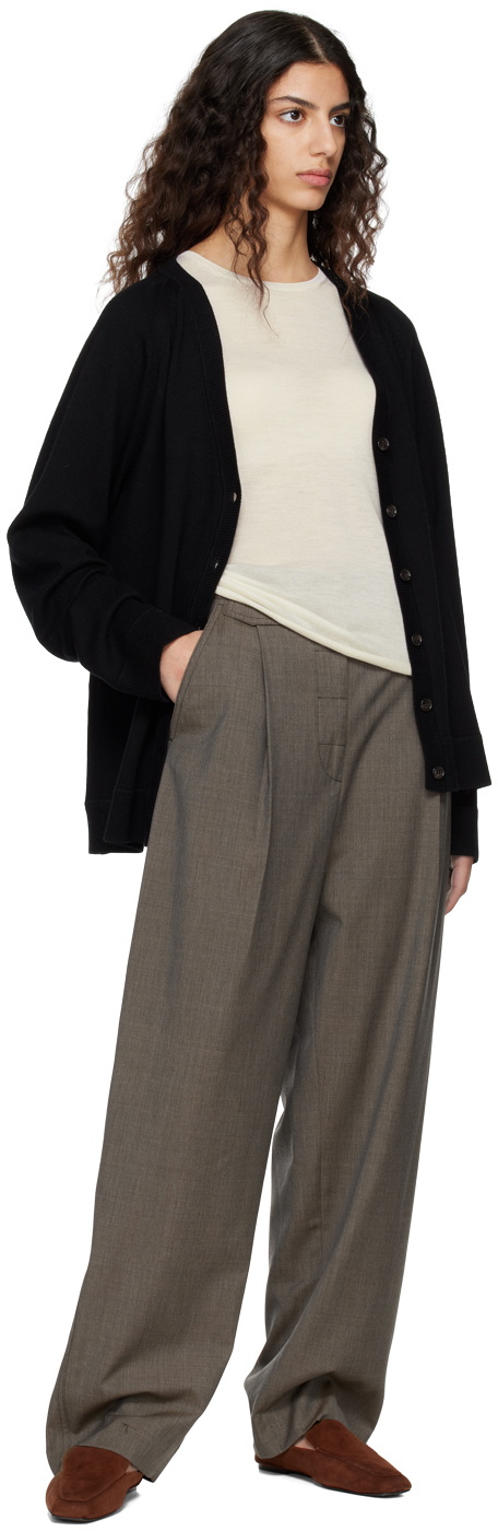 Totême Black Raglan Cardigan Toteme