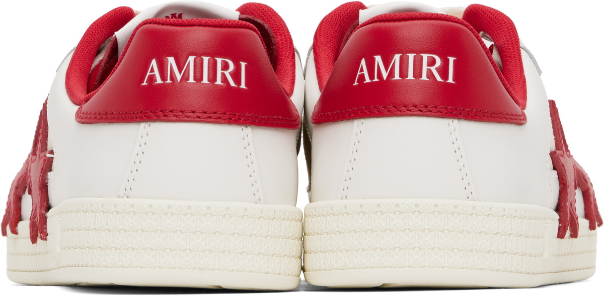 AMIRI White & Red Pacific Sneakers Amiri
