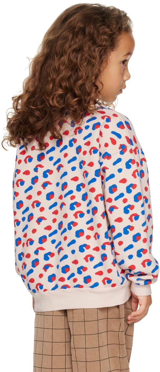 Bonmot Organic Kids Pink Leopard Sweatshirt Bonmot Organic