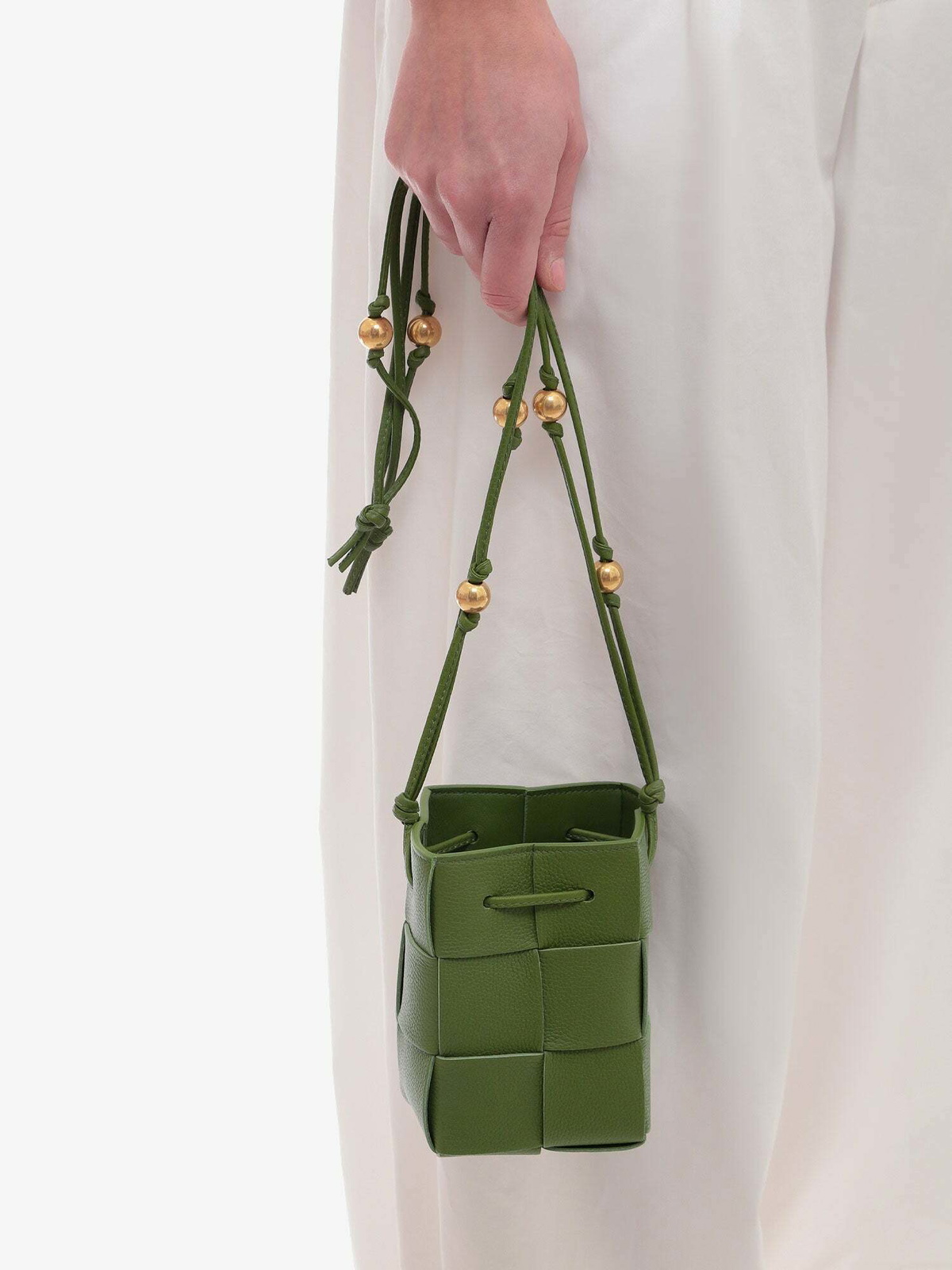 Bottega Veneta Bucket Bag Green Womens Bottega Veneta