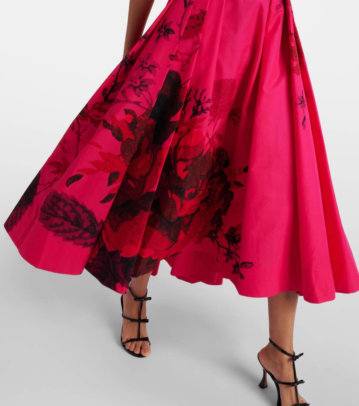 Erdem Floral cotton faille maxi dress Erdem