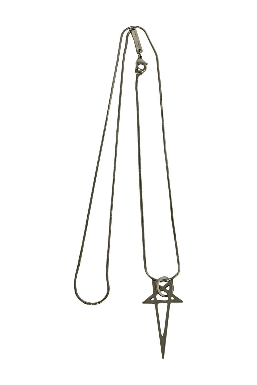 Rick Owens Silver Double Link Choker Necklace Rick Owens Rick Owens Silver Double Link Choker Necklace Rick Owens