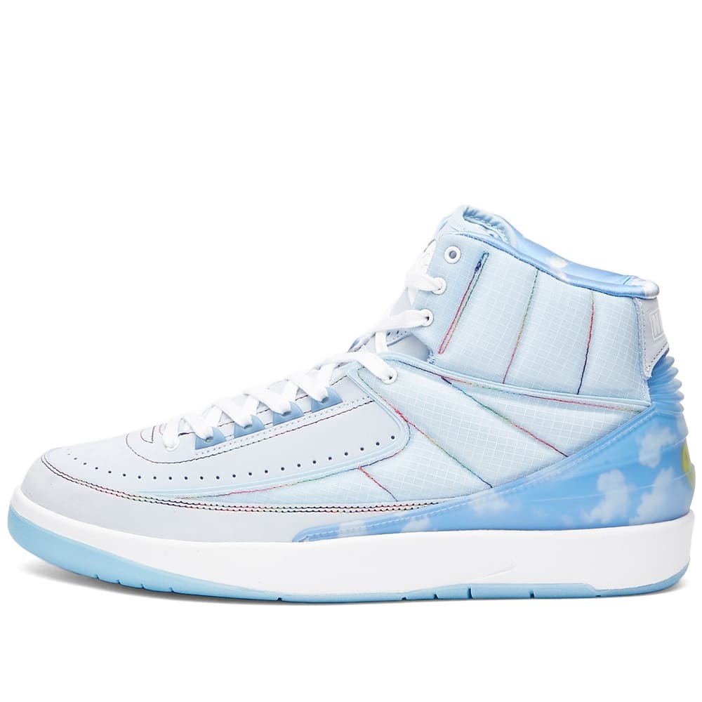 Air Jordan x J Balvin 2 Retro Sneakers in Celestine Blue/White Nike ...