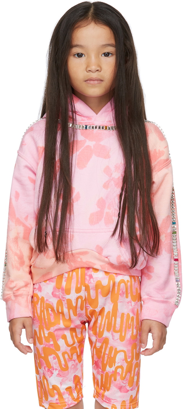 Collina Strada SSENSE Exclusive Kids Pink Sporty Spice Round Hem Hoodie ...