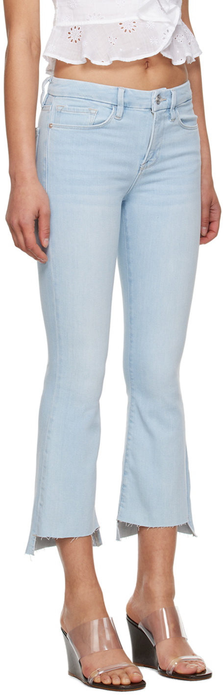 FRAME Blue 'Le Crop Mini Boot' Jeans Frame Denim