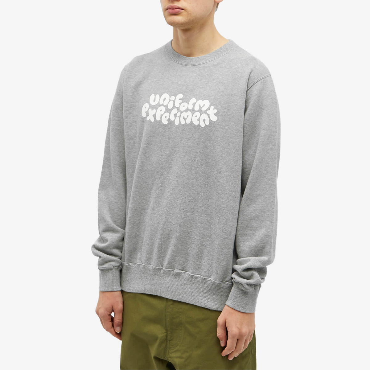 Uniform Experiment Men's Insane Crew Sweat in Grey Turtle Uniform ...
