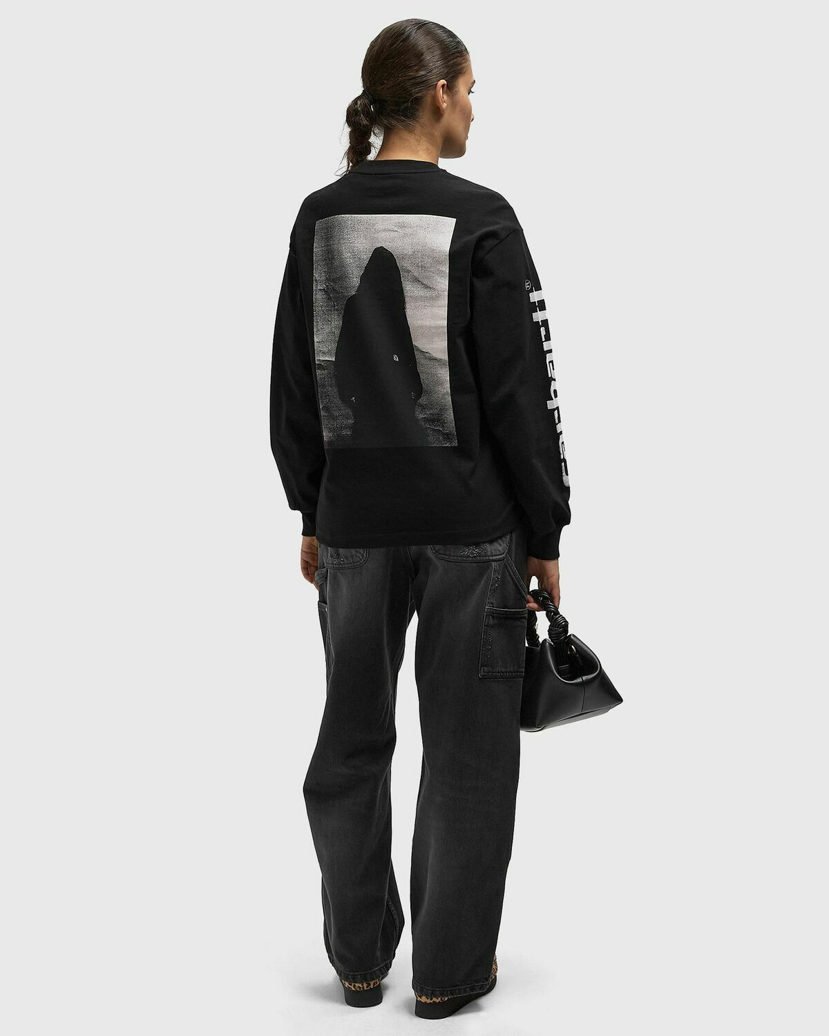 Carhartt WIP L/S Archive Script Tee Black Womens Longsleefe Carhartt WIP