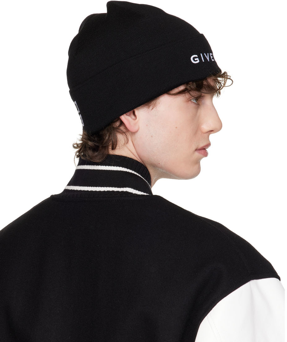 Givenchy Black Logo Beanie Givenchy