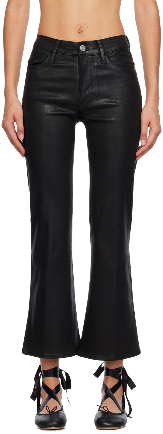 FRAME Black 'Le Crop' Jeans Frame Denim