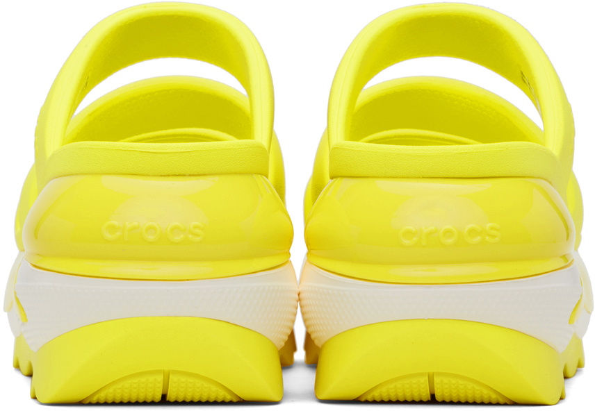 Crocs Yellow Mega Crush Triple Strap Sandals Crocs