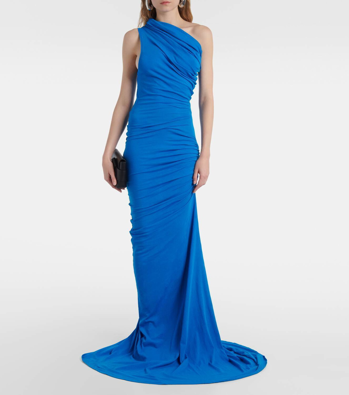 Entire Studios Pillar one-shoulder draped gown Entire Studios