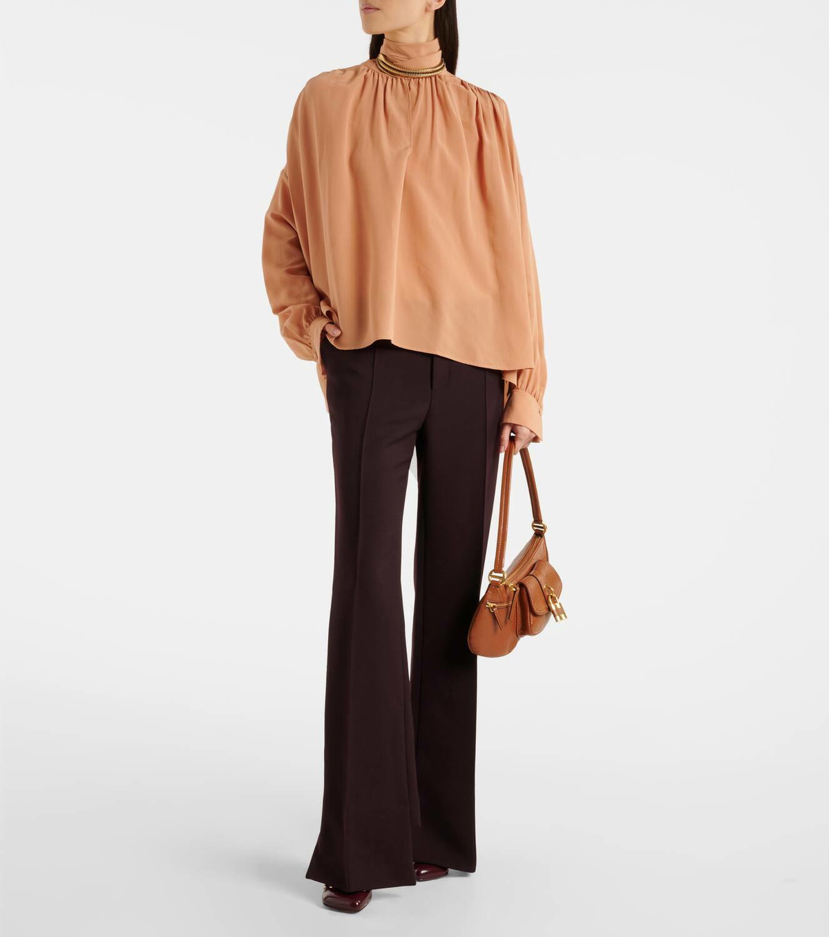 Chloé Wool wide-leg pants Chloe
