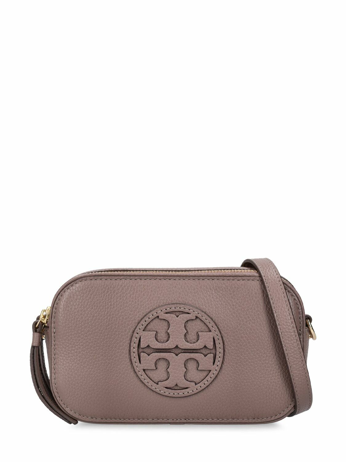 TORY BURCH Mini Perry Bombe Leather Camera Bag Tory Burch