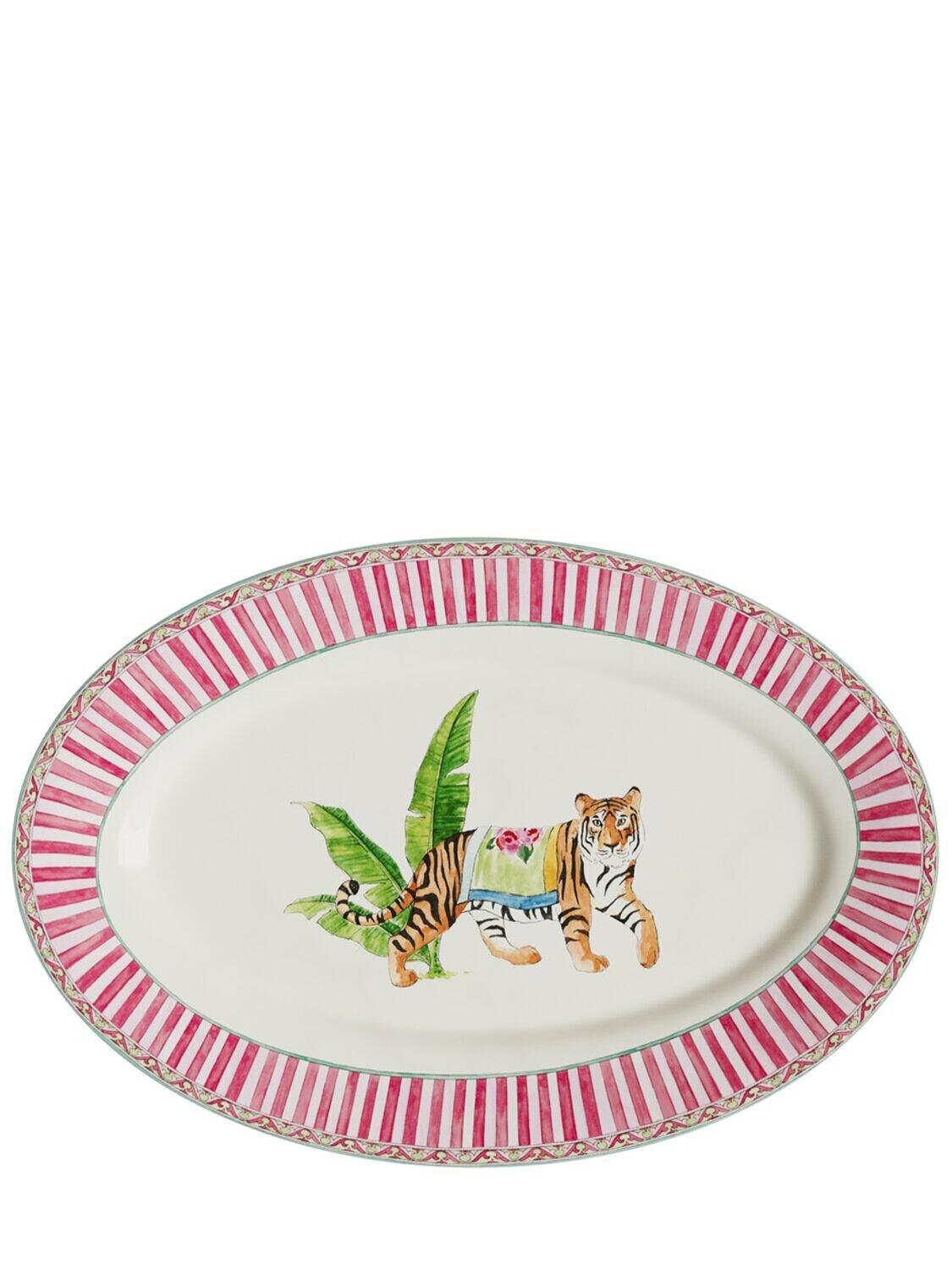LISA CORTI Sariska Oval Tray Lisa Corti