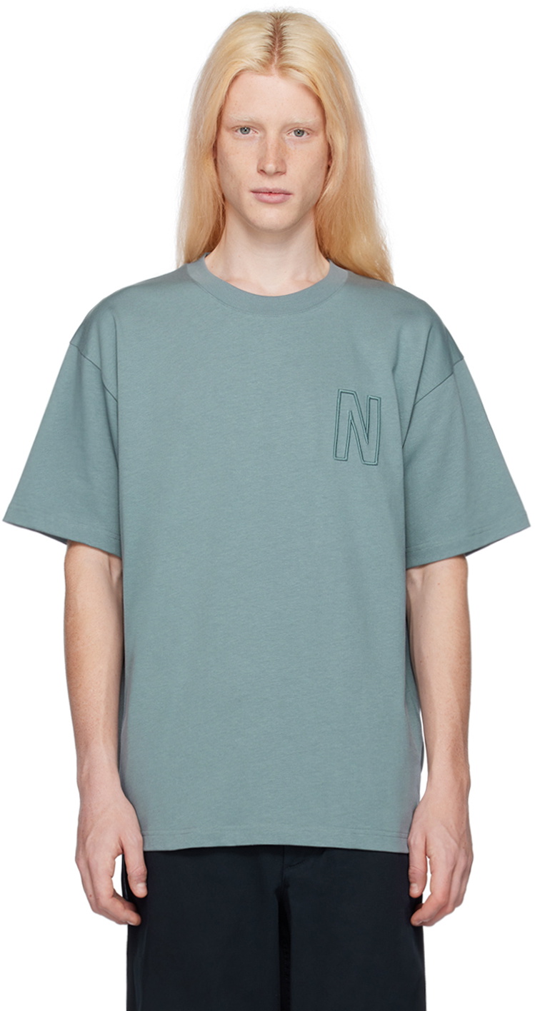 NORSE PROJECTS Blue Simon T-Shirt Norse Projects