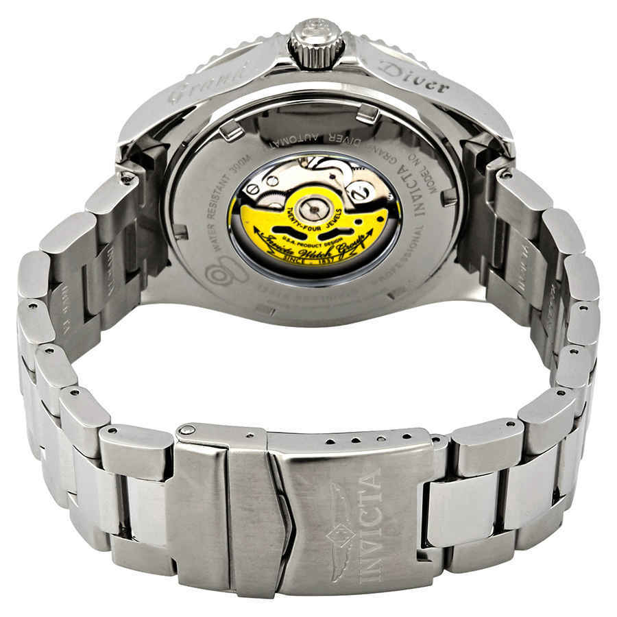 Invicta Pro Diver Automatic Blue Dial Stainless Steel Mens Watch 27611 ...