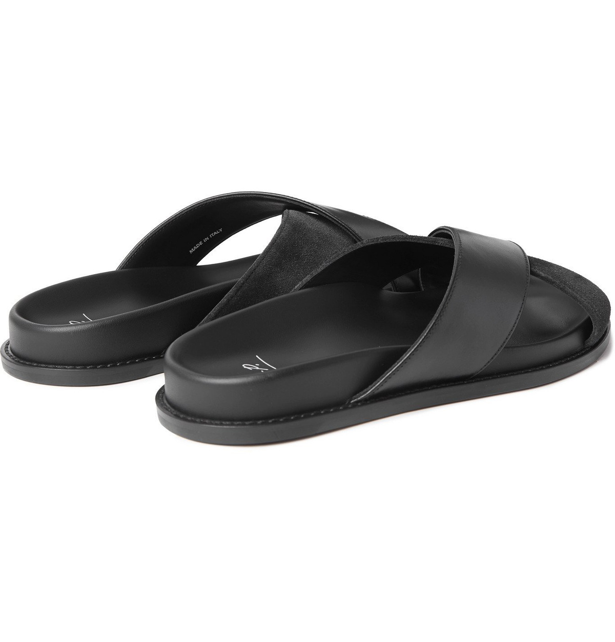 Mr P. - Leather and Suede Sandals - Beige Mr P.