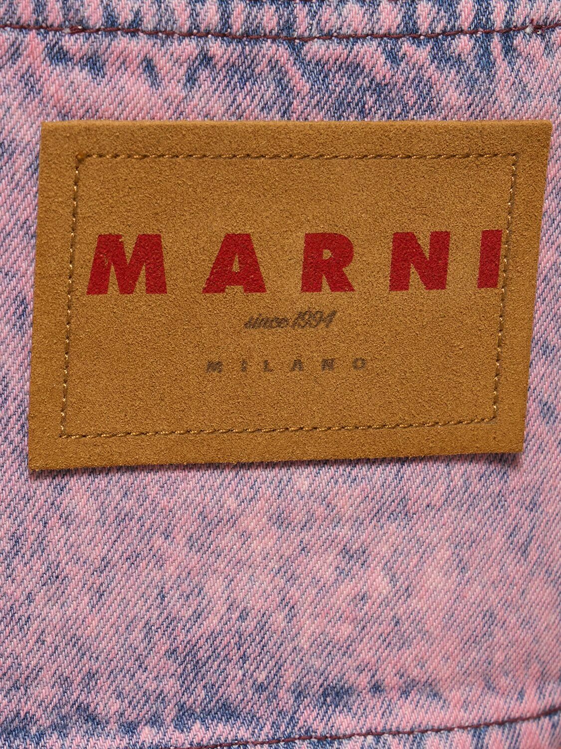 MARNI - Cotton Denim Crop Top Marni