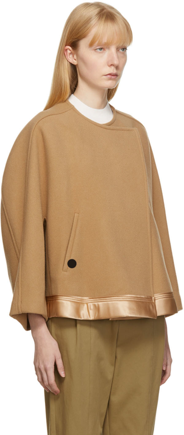 Chloé Brown Soft Wool Iconic Jacket Chloe