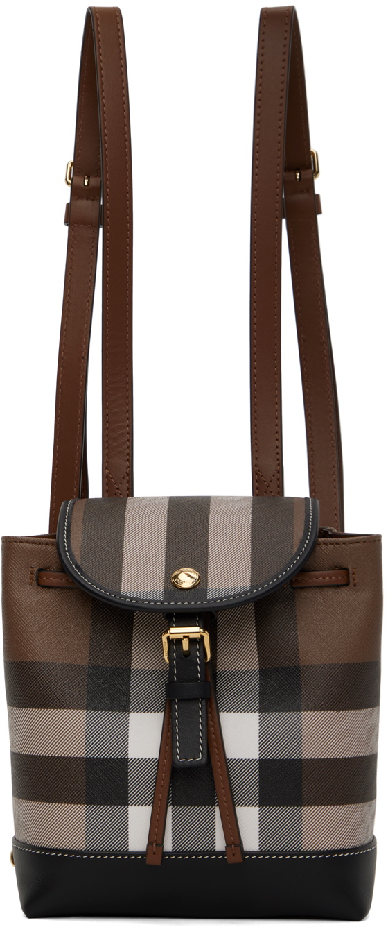 Burberry Brown Micro Backpack Burberry