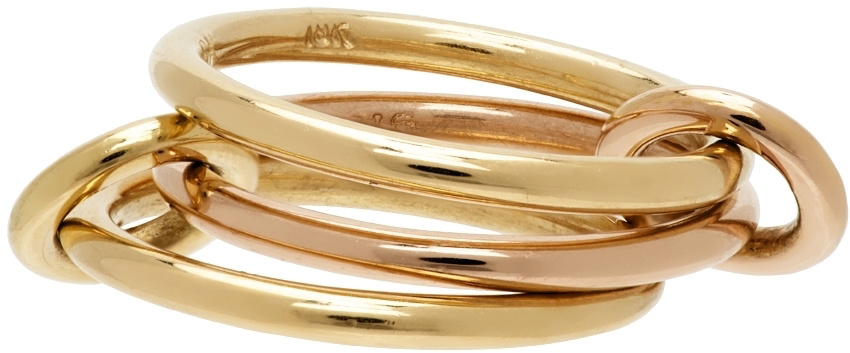 Spinelli Kilcollin Gold & Rose Gold Solarium Ring Spinelli Kilcollin