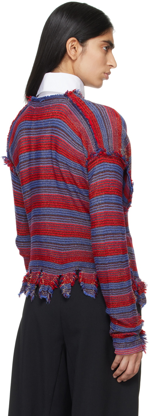 Vivienne Westwood Red & Blue Broken Stitch Jacket Vivienne Westwood