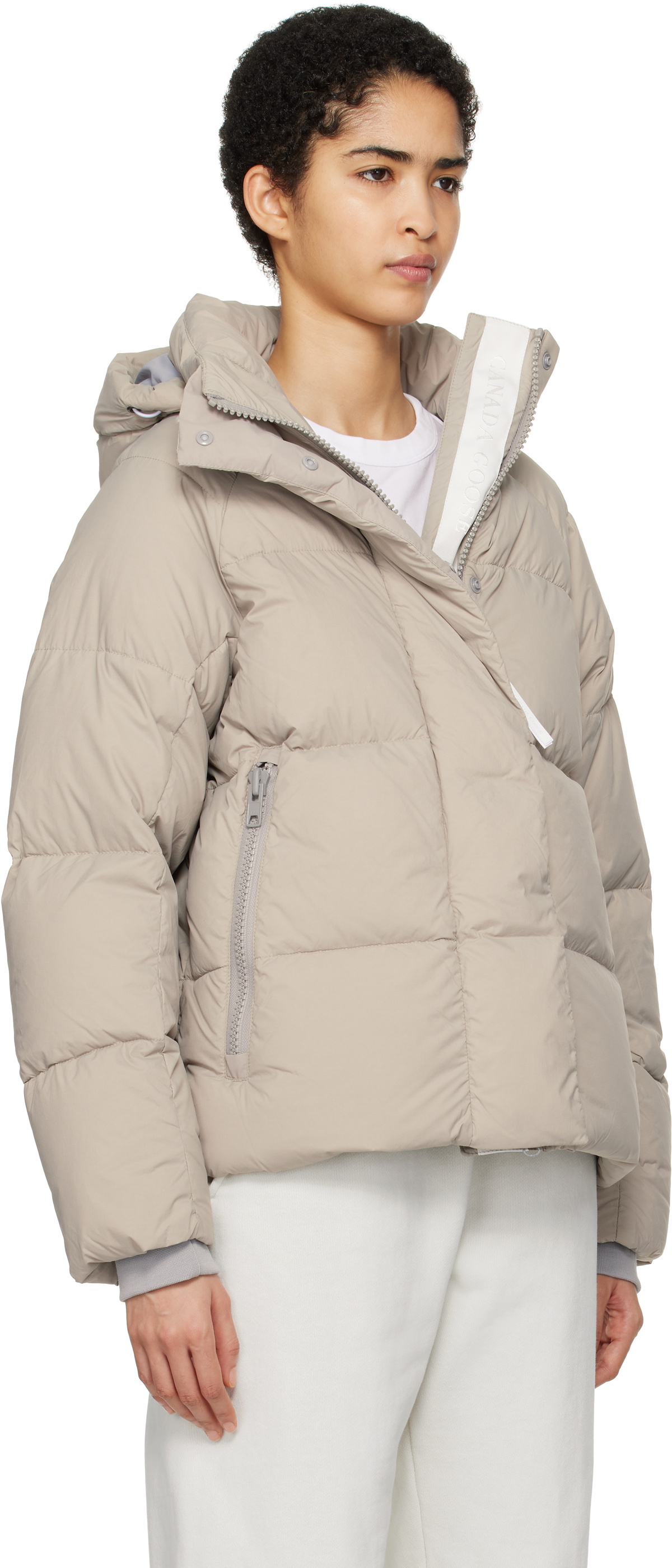 Canada Goose Beige Junction Down Pastels Jacket Canada Goose
