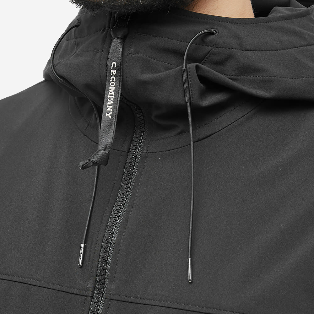 C.P. Company Men's C.P. Shell-R Goggle Jacket in Black C.P. Company