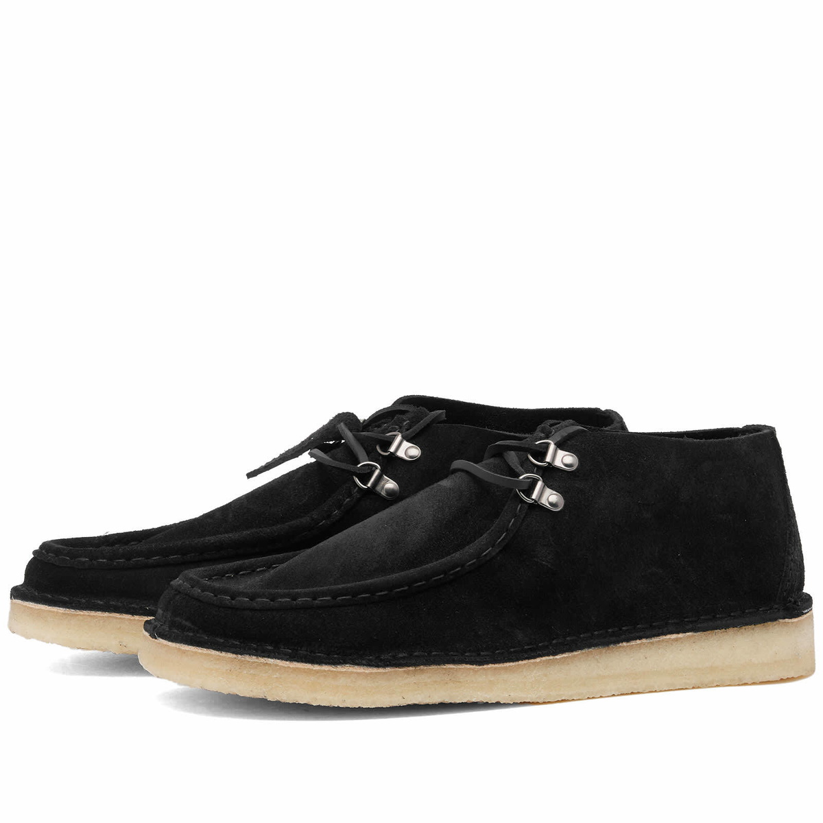 Clarks Originals Men's Desert Nomad in Black Leather Clarks Originals