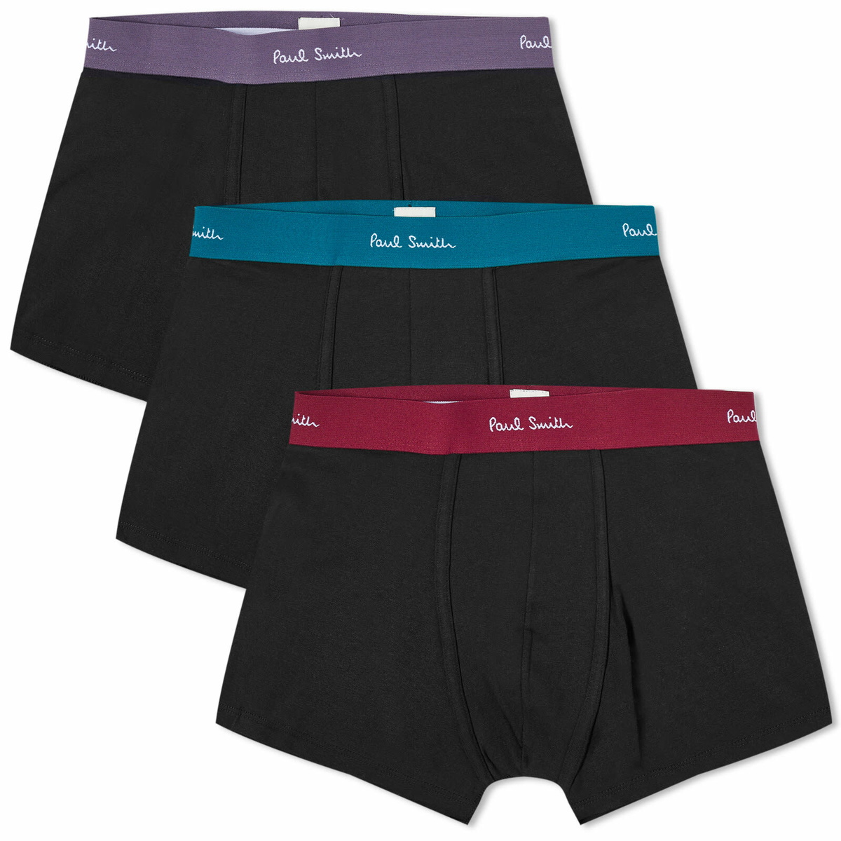 Paul Smith Men's Trunk- 3 Pack in Blacks Paul Smith