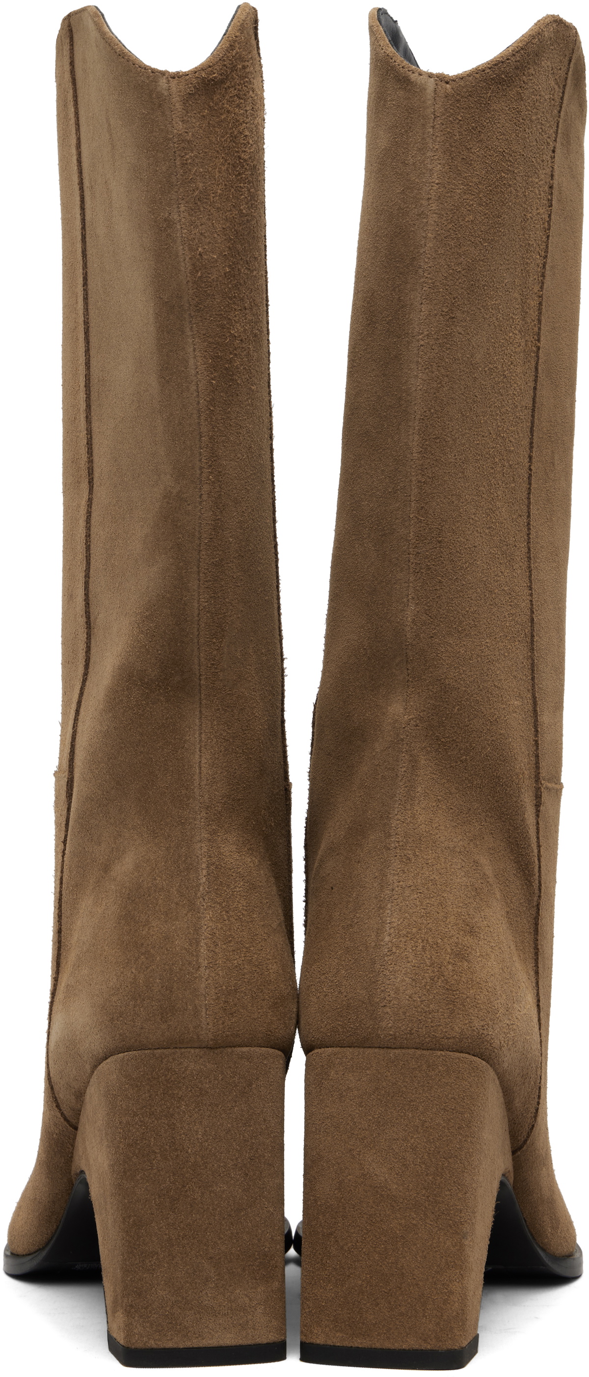 Coperni Brown Cowboy Bridge Boots Coperni