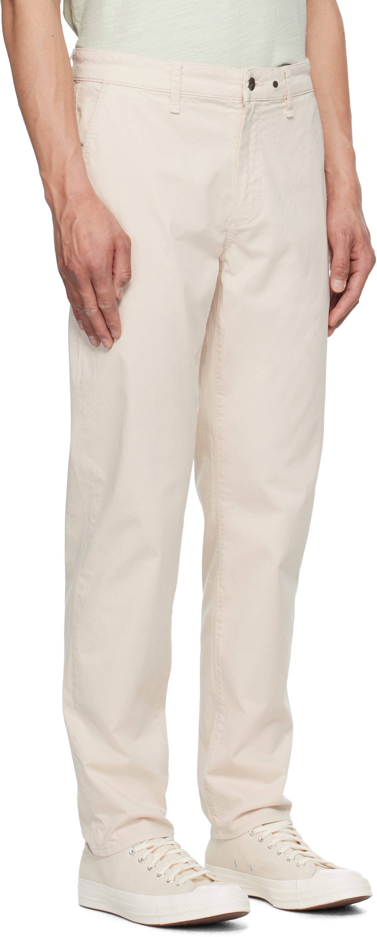 rag & bone Beige Standard Chino Trousers Rag and Bone