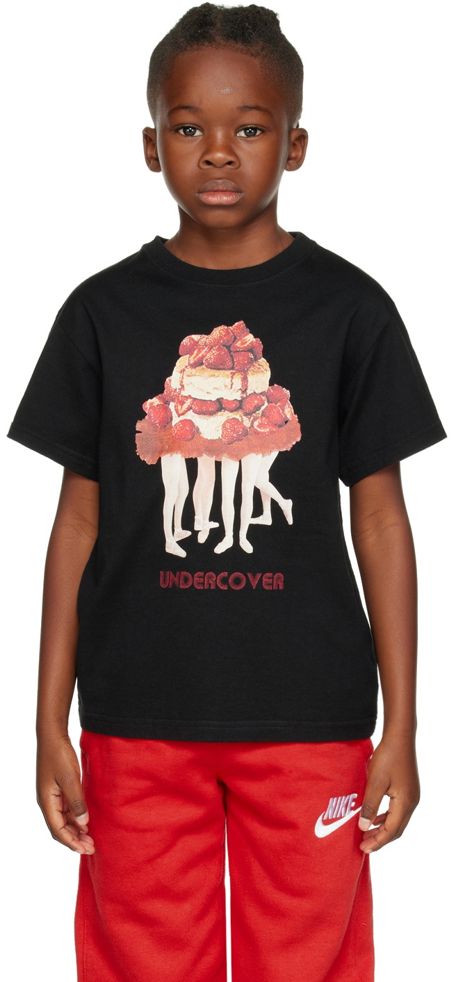 Undercover Kids Black Strawberry T-Shirt Undercover