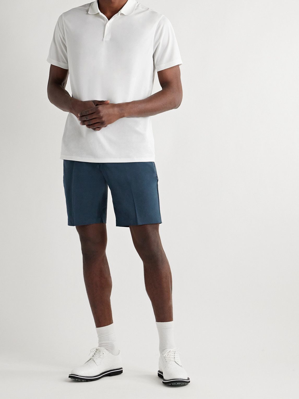 G/FORE - Maverick Hybrid Straight-Leg Stretch-Shell Golf Shorts - Blue ...