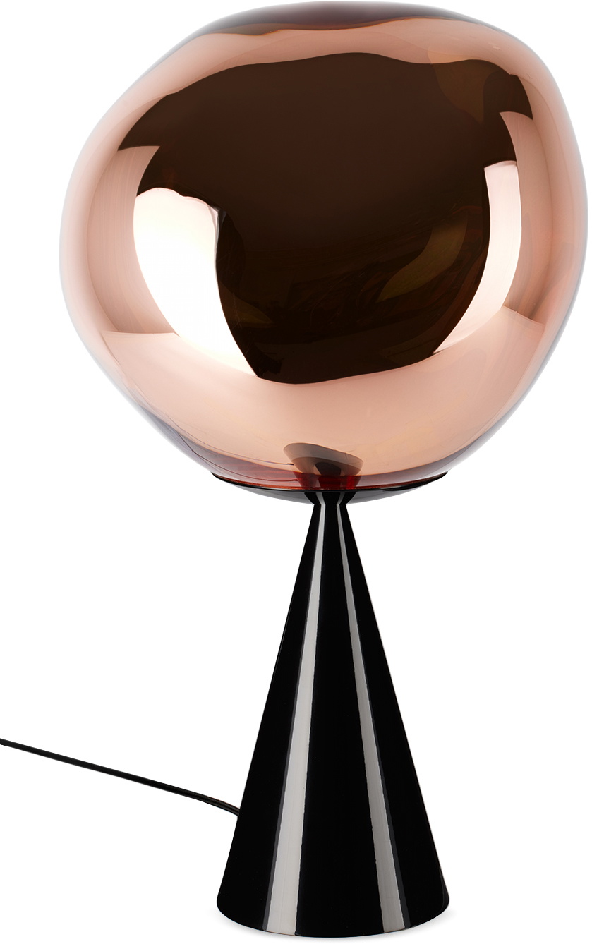 Tom Dixon Copper Melt Cone Fat Table Lamp Tom Dixon