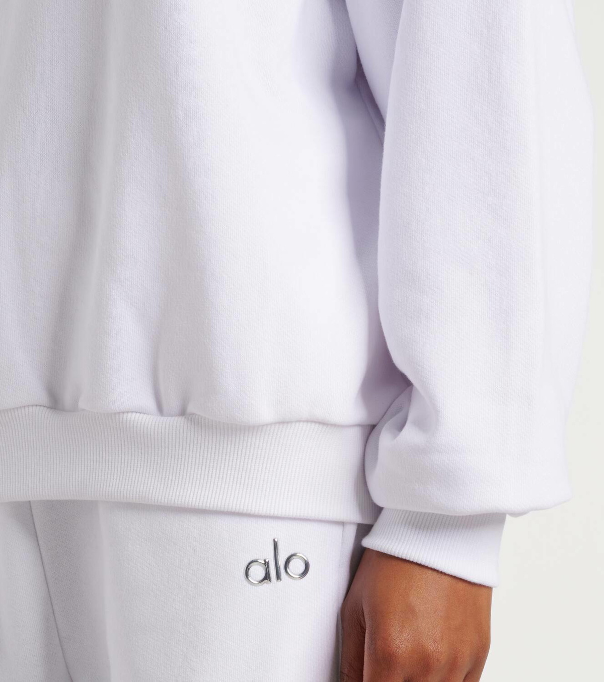 Alo Yoga Accolade cotton-blend sweatshirt Alo Yoga