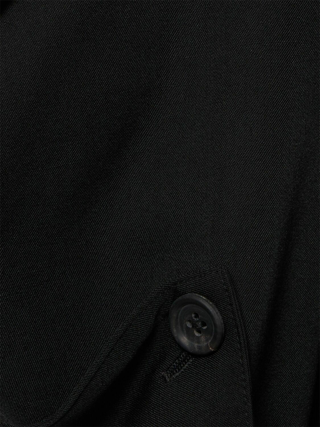 YOHJI YAMAMOTO Diagonal Button Wool Jacket Yohji Yamamoto